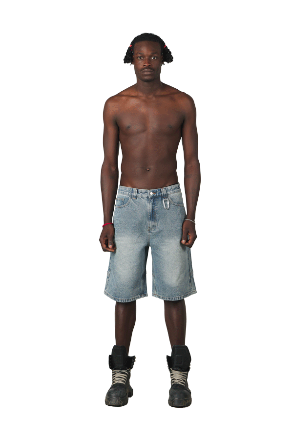 Blue Basic Jorts – Trendt Vision