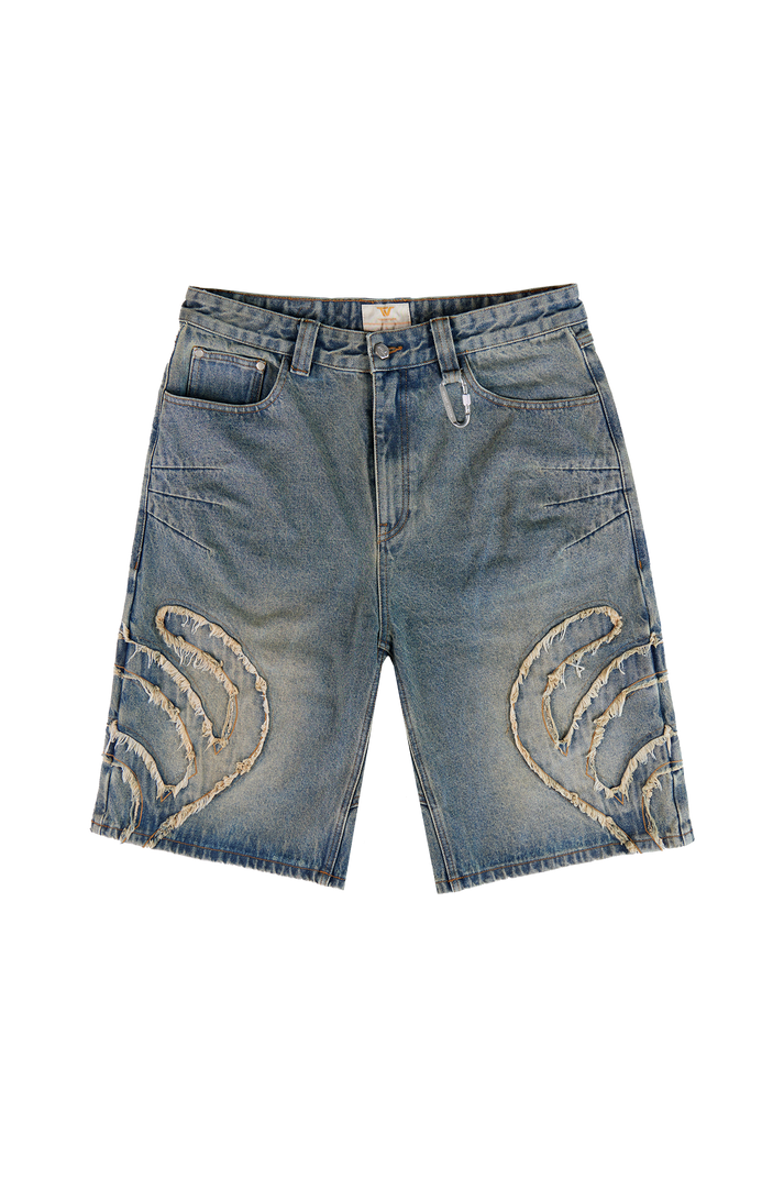 Blue Patch Jorts – Trendt Vision